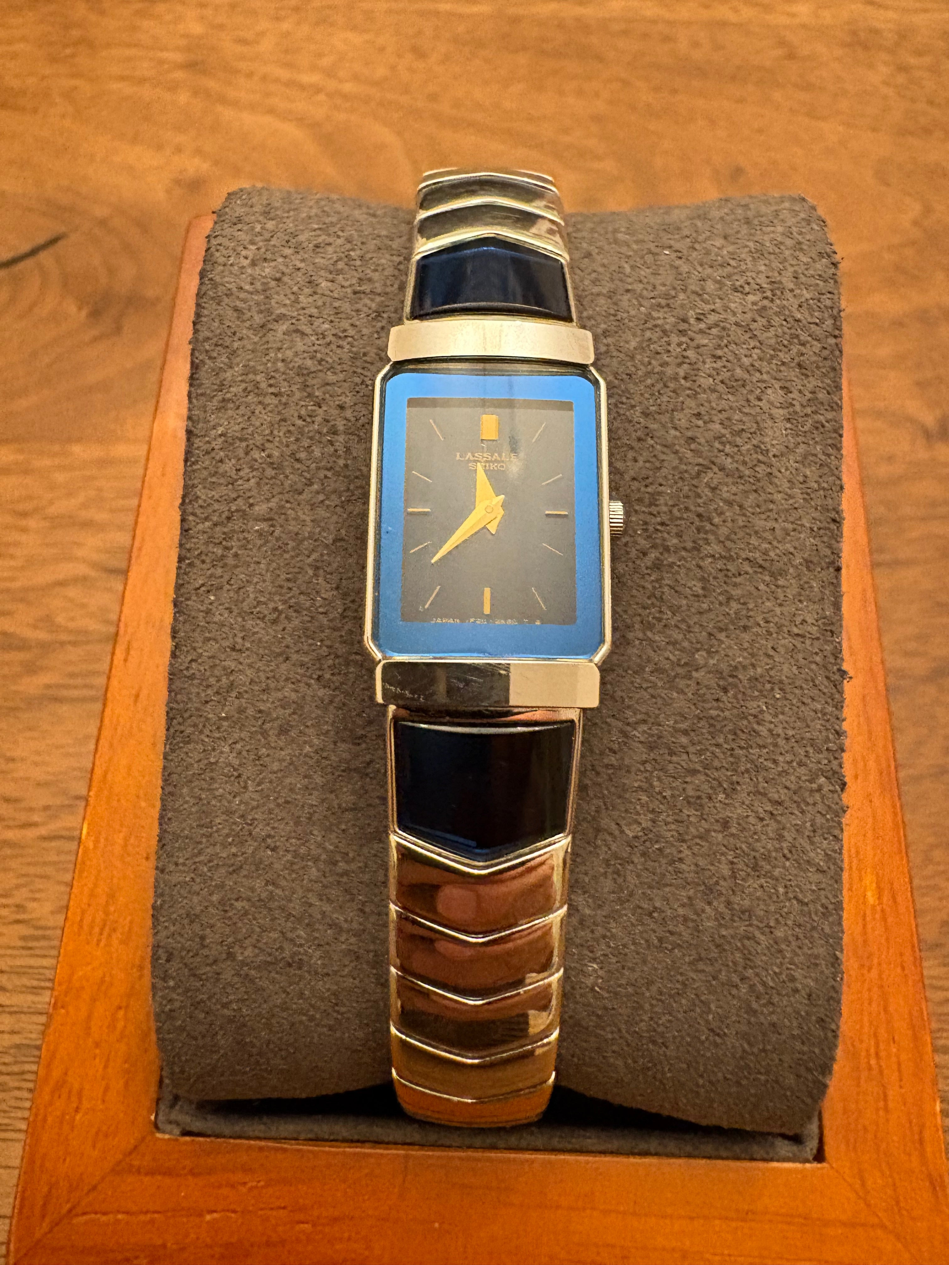 Ultra super rare 90s vintage seiko LASSALE 1F20-6C70 – Sushi Watches