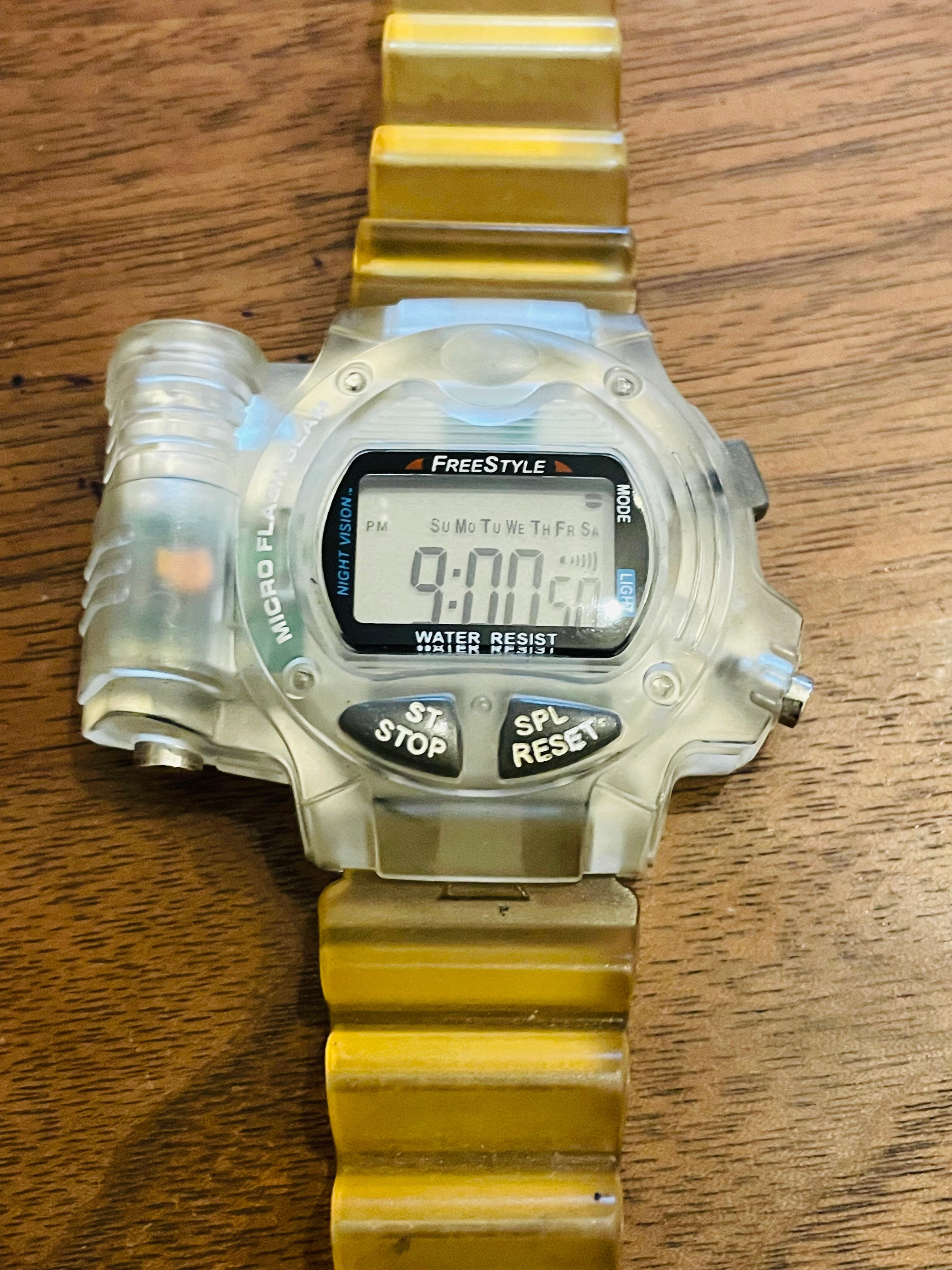 90s very very rare watch vintage shark freestyle – Sushi Watches